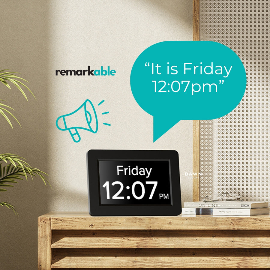 RemarkAble Customisable Reminder Clock – Dawn Clocks